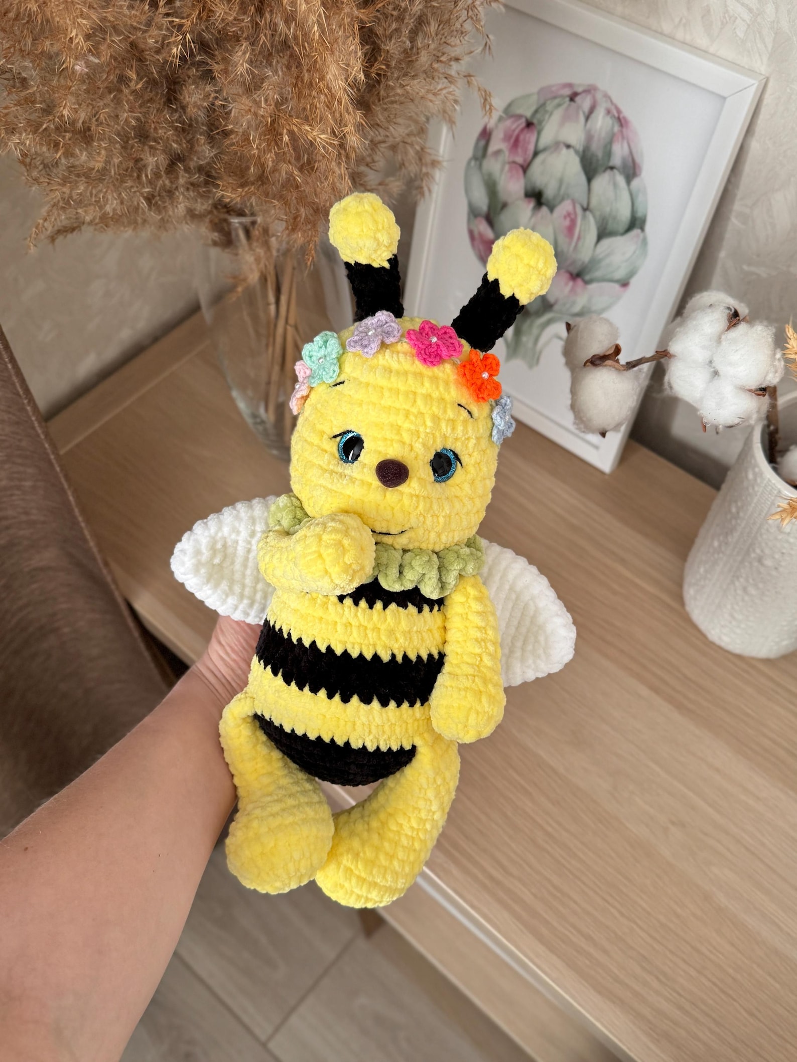 Crochet Pattern Bee in English/pdf, Amigurumi Be Pattern, Bumblebee ...