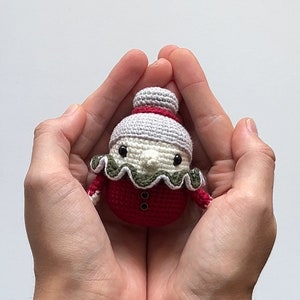 Crochet PATTERN SET Christmas 6in1 Mini Amigurumi Toys:santa Clause ...