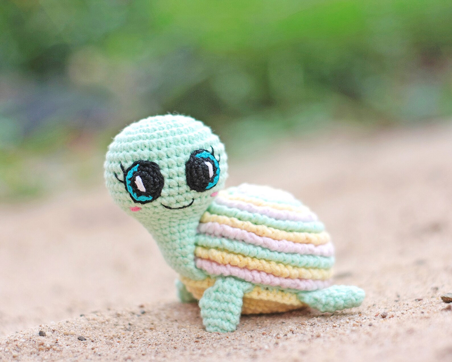 Crochet Turtle Pattern - Small Amigurumi Sea Creatures - Mini Crochet ...