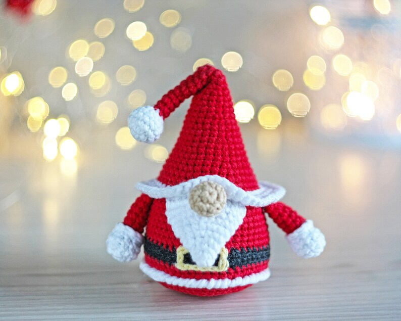 Christmas Gnome Crochet Pattern Santa Gnome Christmas Tree - Etsy