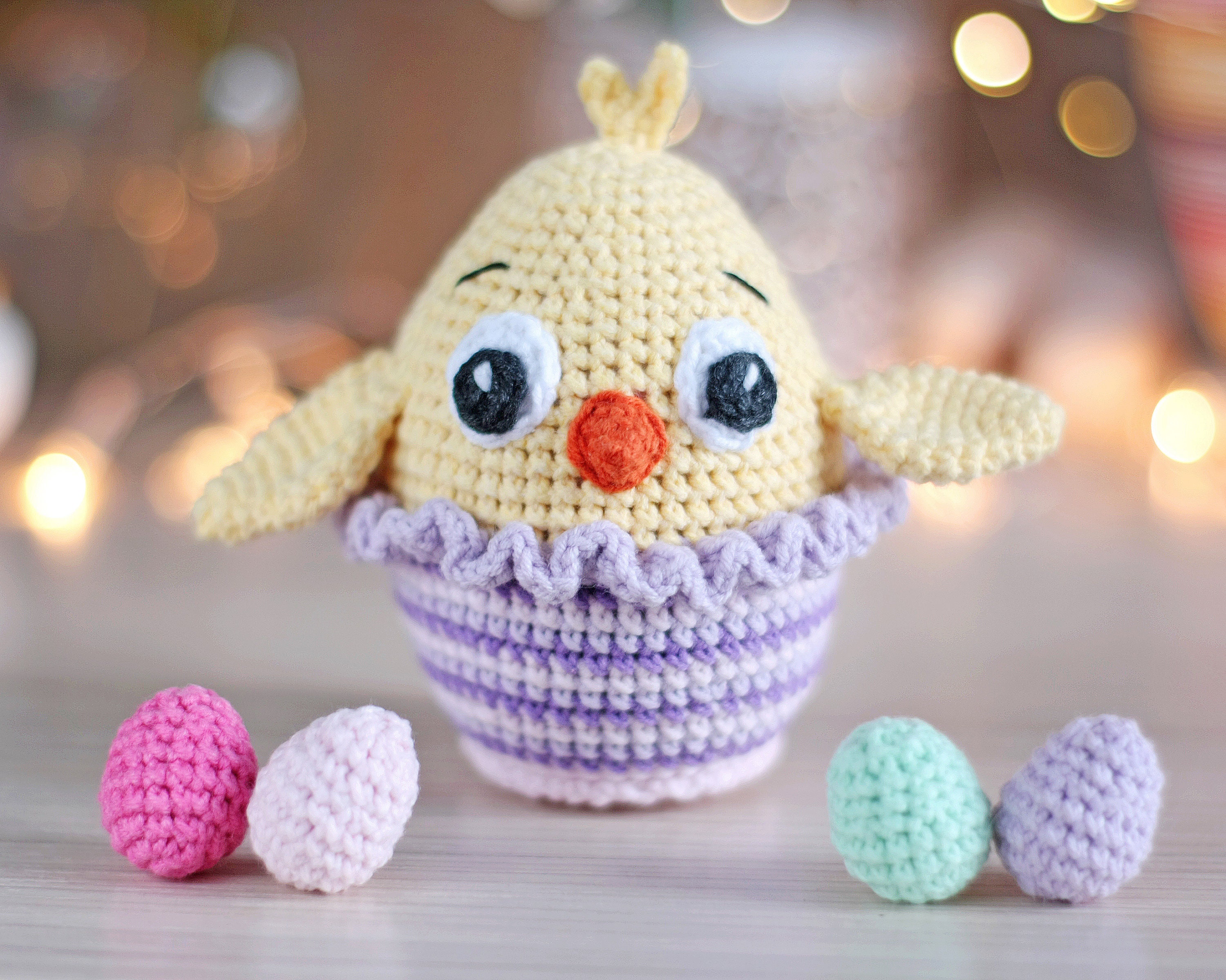 Easter Crochet Chicken Pattern - Easy Crochet Basket Pattern - Cute ...