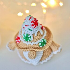 Christmas Crochet Patterns Gingerbread Ornament Gnome- Gingerbread ...