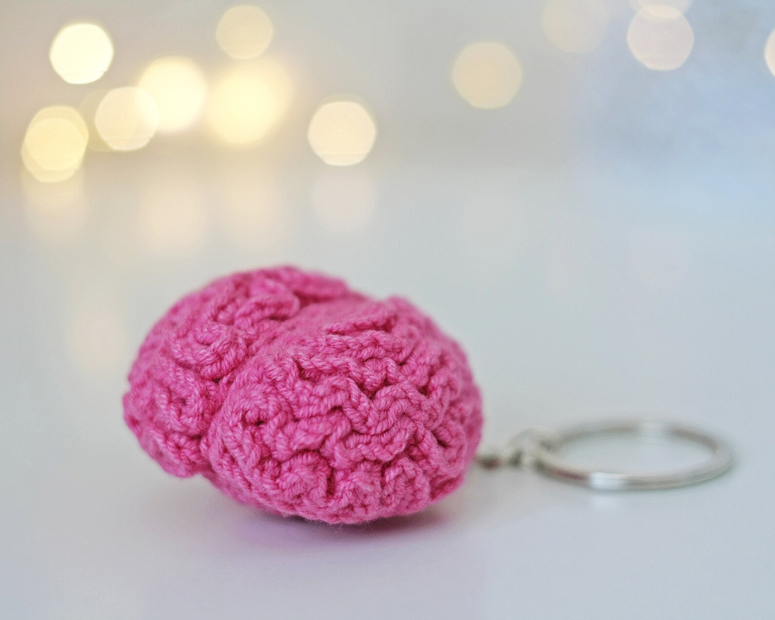 Halloween Crochet Keychain Eyeball and Brains Pattern - Amigurumi ...