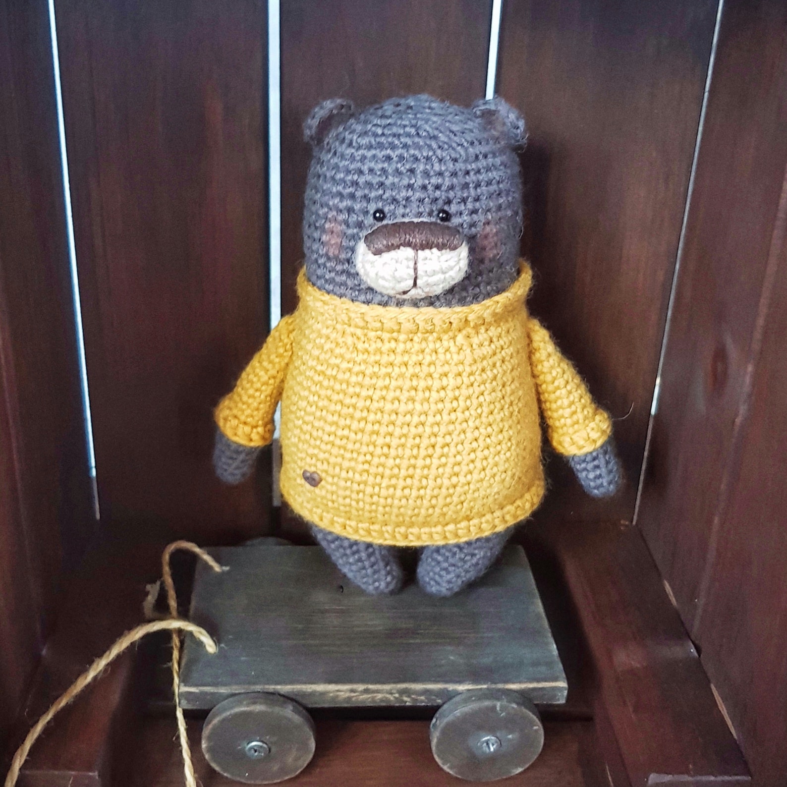 PDF English Crochet Bear Pattern digital PDF Crochet Pattern - Etsy