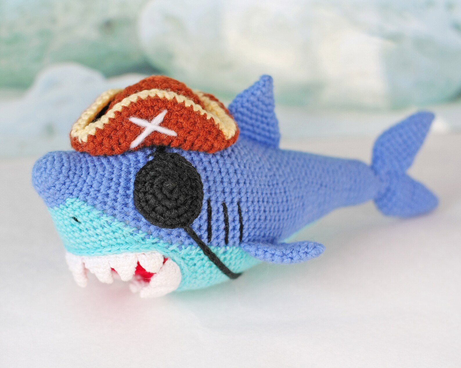 Сrochet Shark Pattern - Shark Amigurumi - Easy Crochet Toys for ...