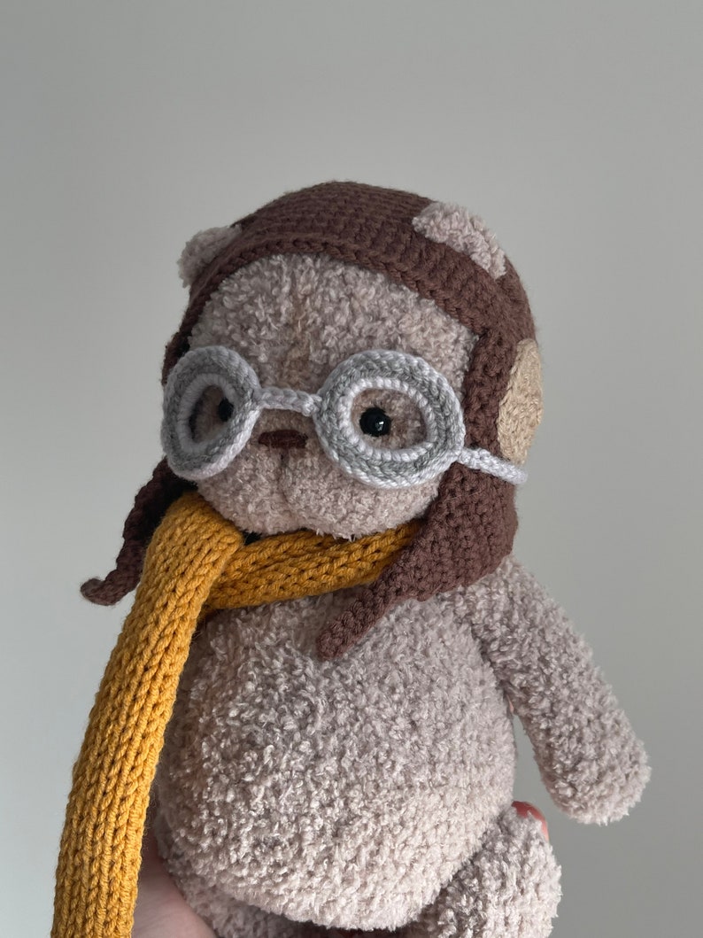 Crochet Pilot Outfit for Toy PATTERN Amigurumi Crochet Bear - Etsy