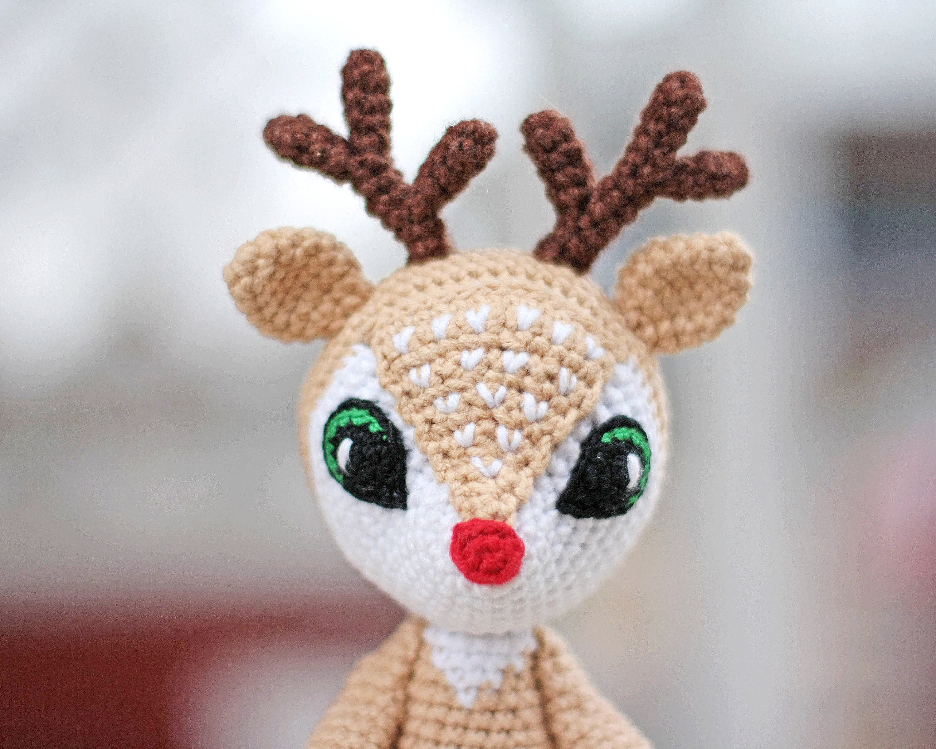 Deer Crochet Pattern Christmas Amigurumi Crochet Christmas - Etsy