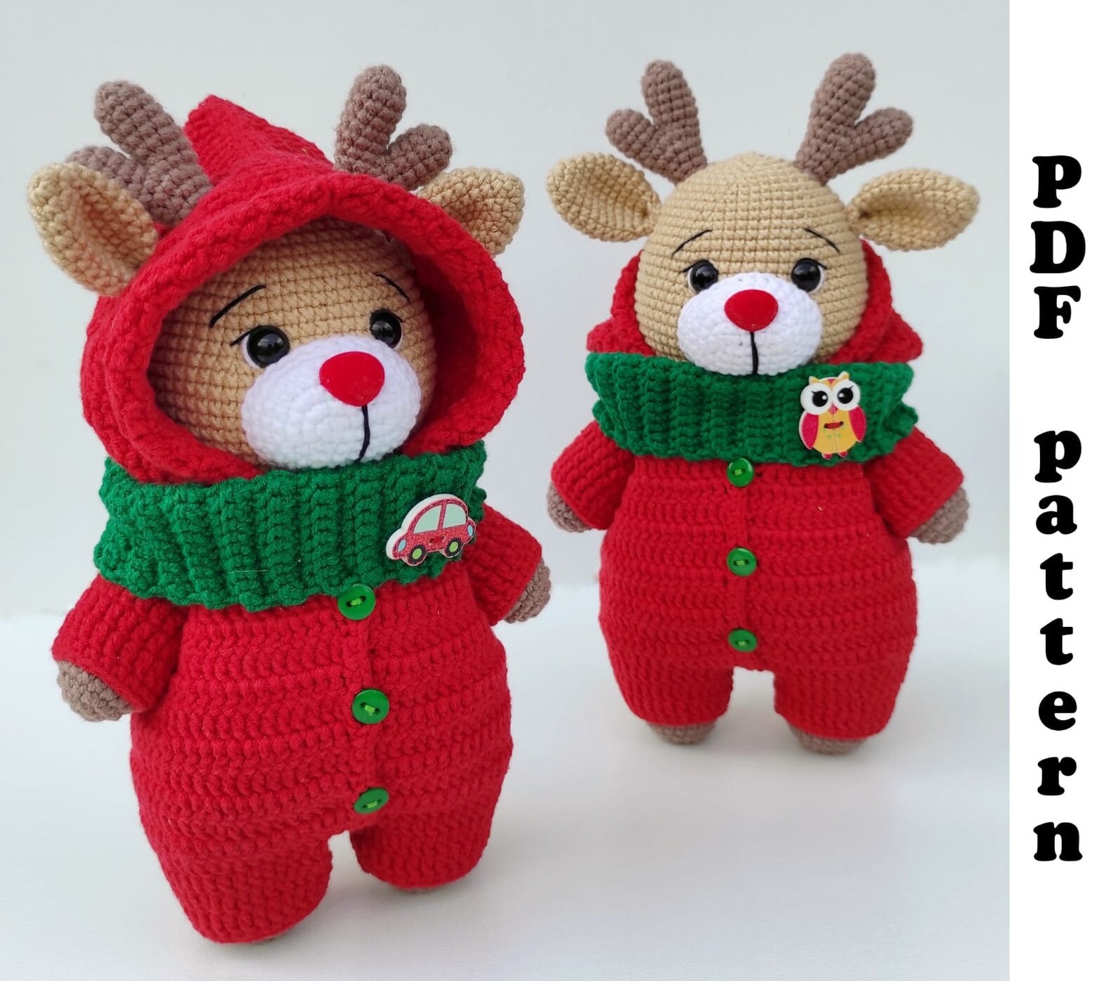 Amigurumi Crochet Pattern Crochet Deer Pattern English PDF - Etsy