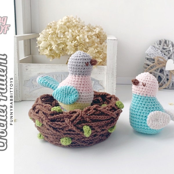Crochet Bird Pattern - Etsy