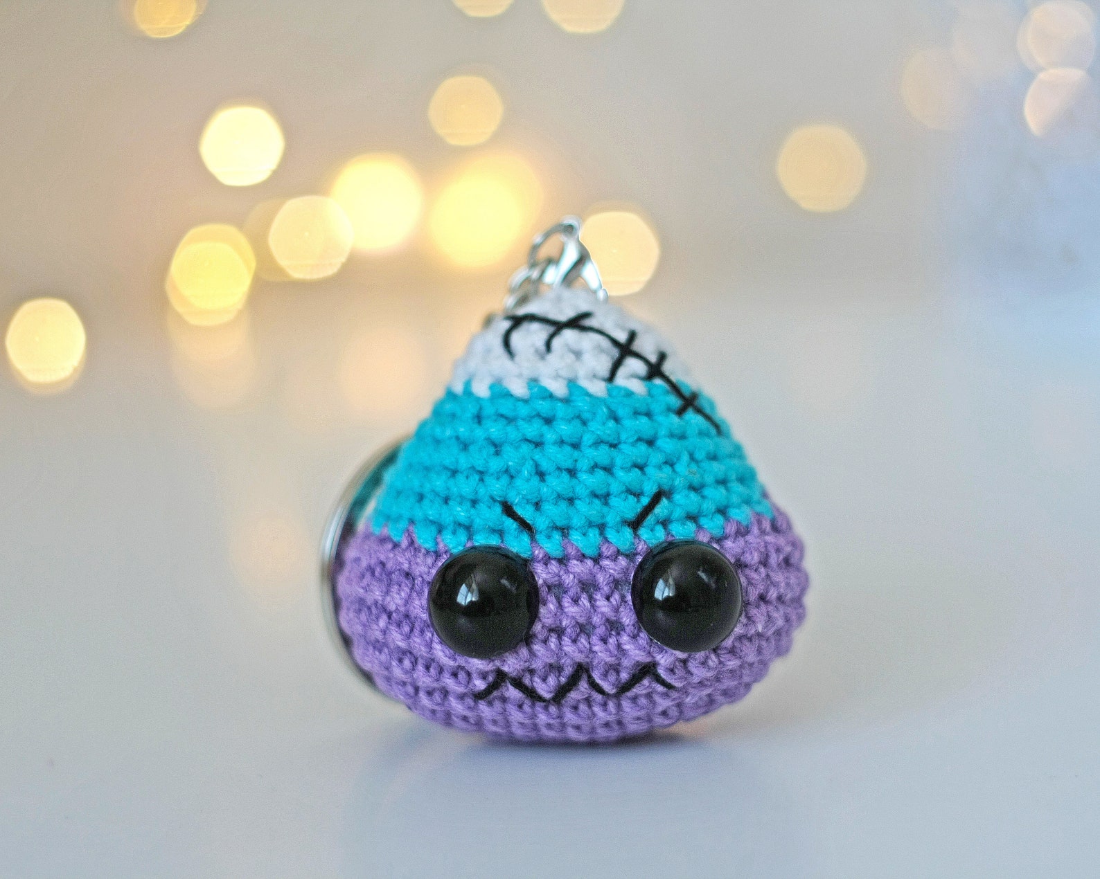 Halloween Crochet Keychain сandy Corn Pattern – Cute Amigurumi Fall ...