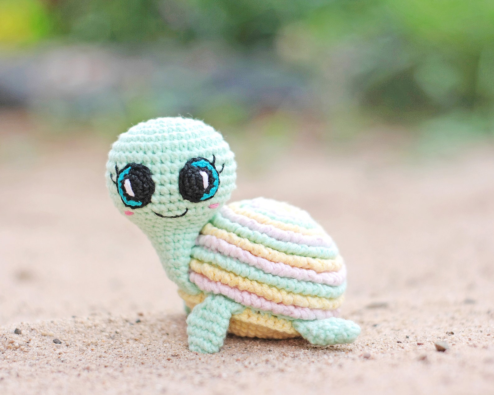 Crochet Turtle Pattern Small Amigurumi Sea Creatures Mini - Etsy