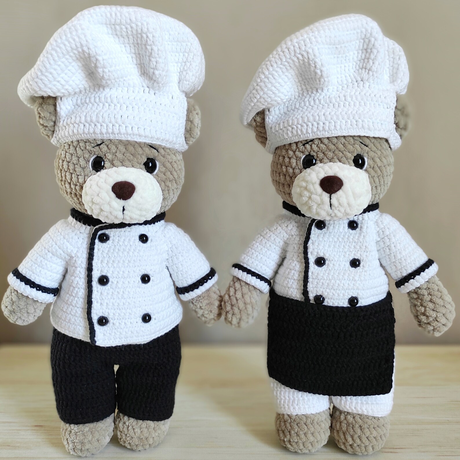 Amigurumi Crochet Pattern Crochet Chef Bear Pattern - Etsy