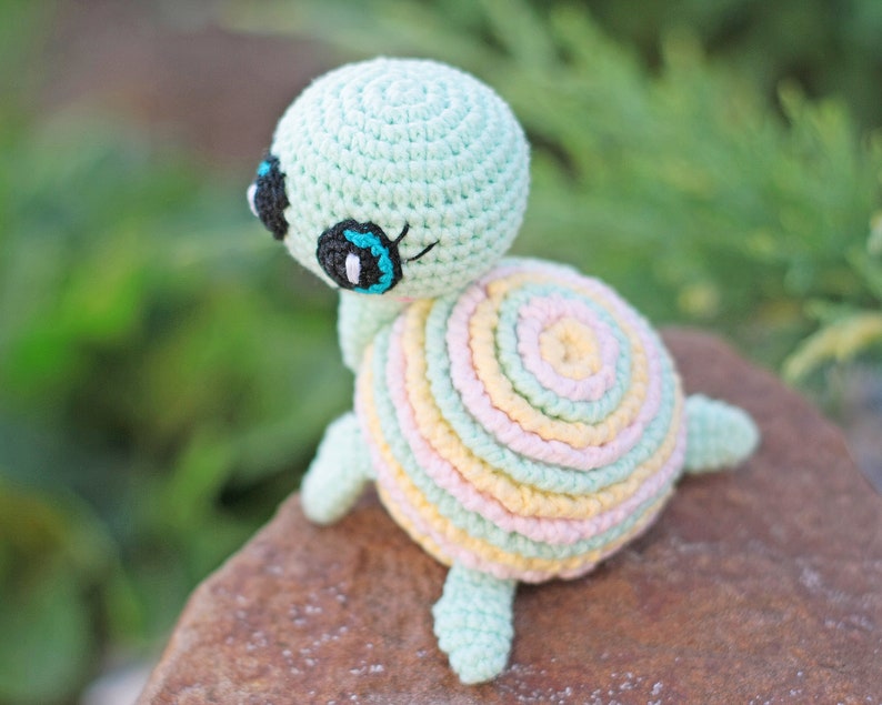 Crochet Turtle Pattern Small Amigurumi Sea Creatures Mini - Etsy
