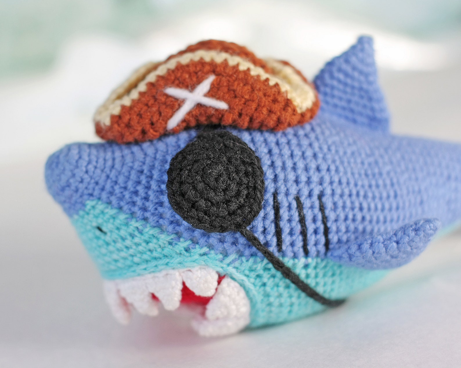 Сrochet Shark Pattern - Shark Amigurumi - Easy Crochet Toys for ...