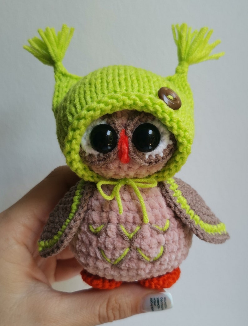 Pattern Mini Owl Crochet Amigurumi - Etsy