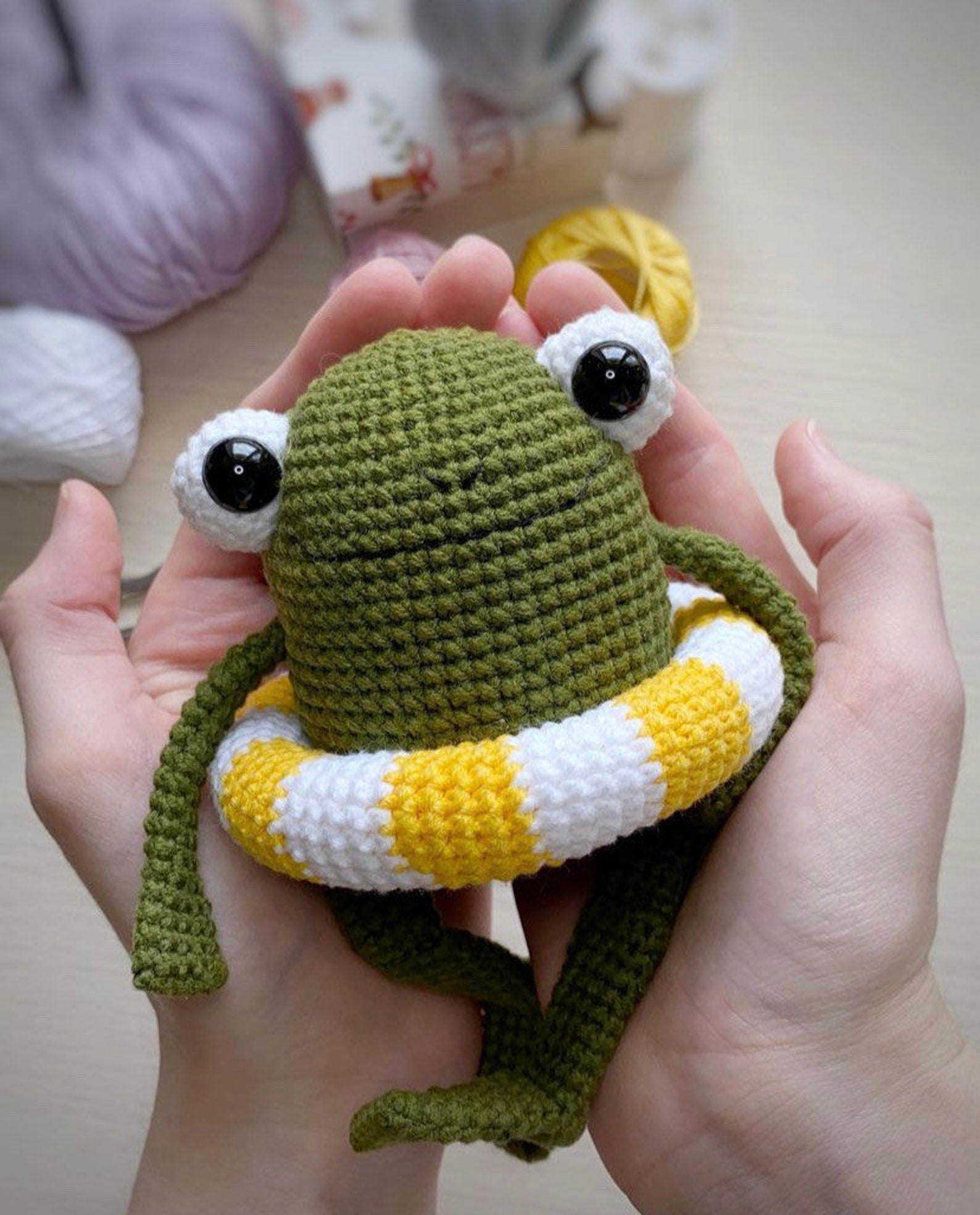 Frog Crochet PATTERN Beginners Crochet in English Diy Crochet - Etsy