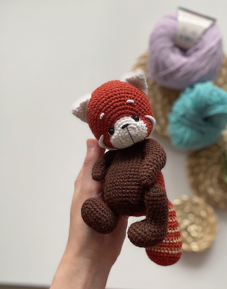 Crochet Red Panda PATTERN Amigurumi DIY Red Panda Tutorial in - Etsy