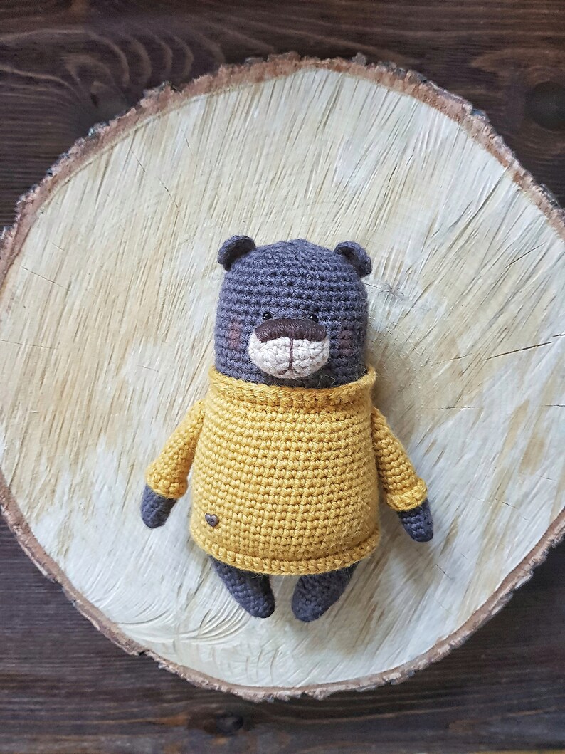 PDF English Crochet Bear Pattern digital PDF Crochet Pattern - Etsy