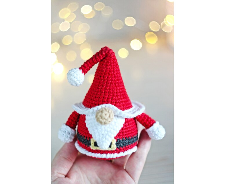 Christmas Gnome Crochet Pattern Santa Gnome Christmas Tree - Etsy