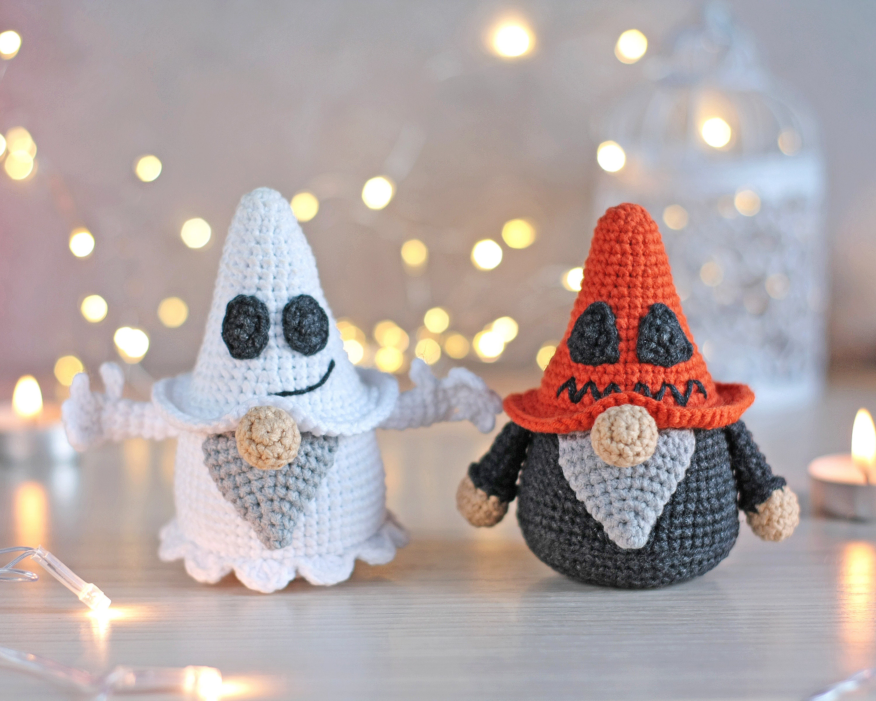 Halloween Gnome Crochet Pattern Boo Amigurumi Crochet - Etsy
