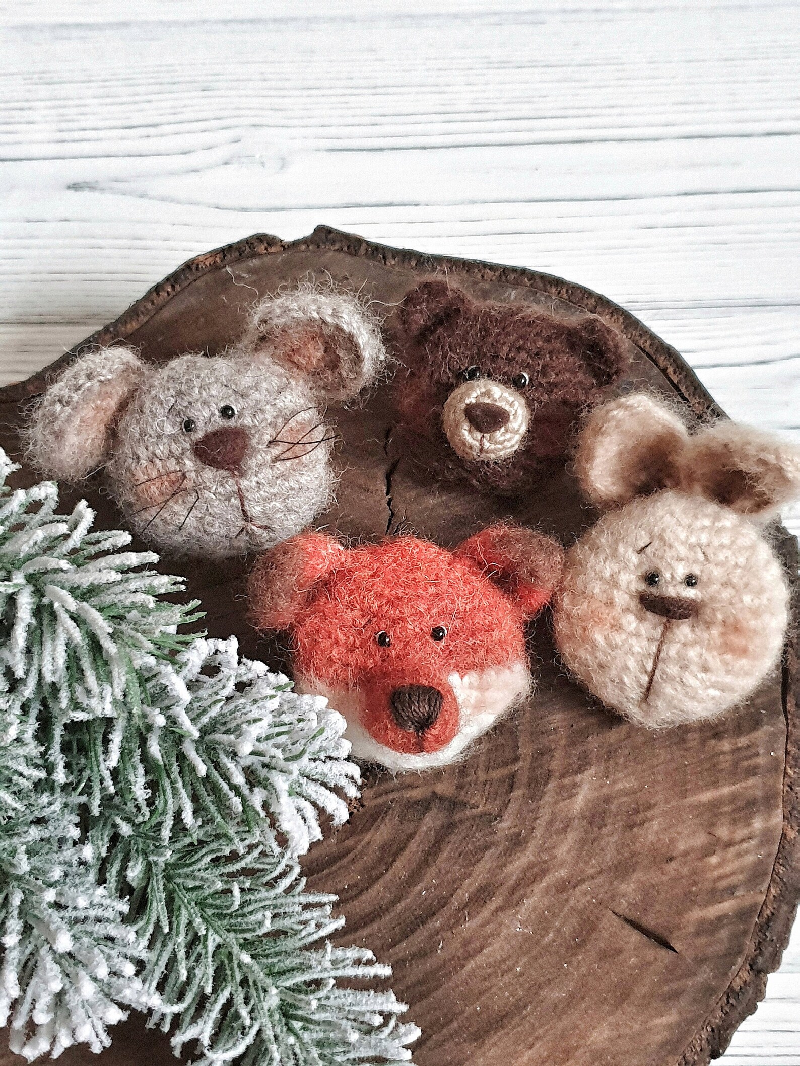 PDF Brooch Pattern Amigurumi Animal Crochet Brooch Pattern - Etsy