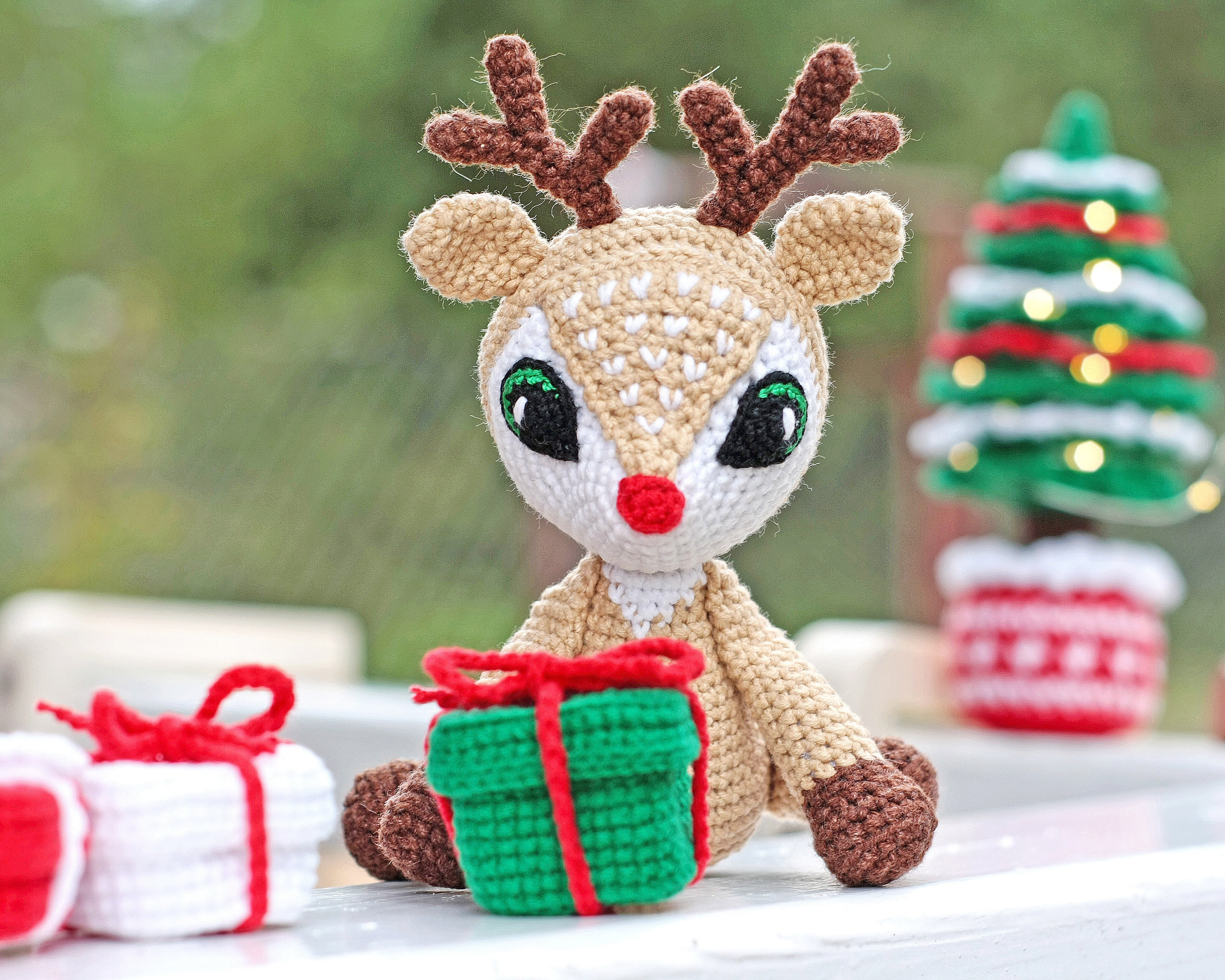 Deer Crochet Pattern Christmas Amigurumi Crochet Christmas - Etsy