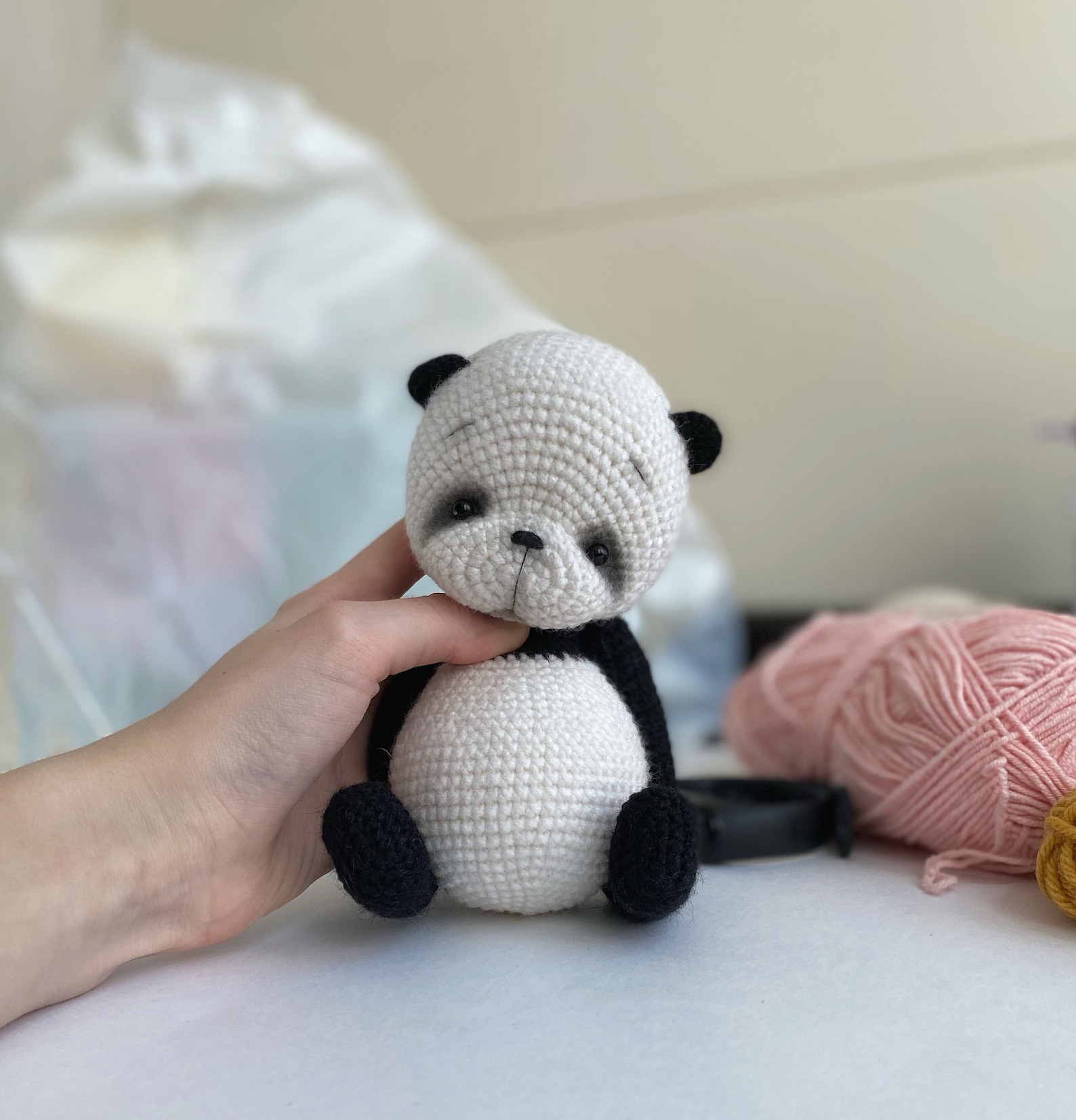 PDF Oliver Panda Bear Crochet Pattern Toy in on English, Tutorial ...