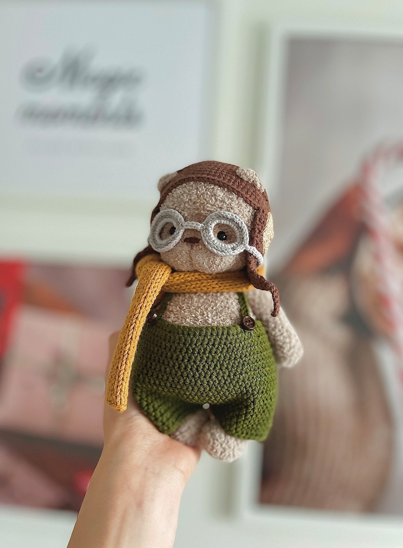 Crochet Pilot Outfit for Toy PATTERN Amigurumi Crochet Bear - Etsy