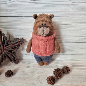 PDF Bear Crochet Pattern, Easy Crochet Bear Pattern, Amigurumi Bear ...