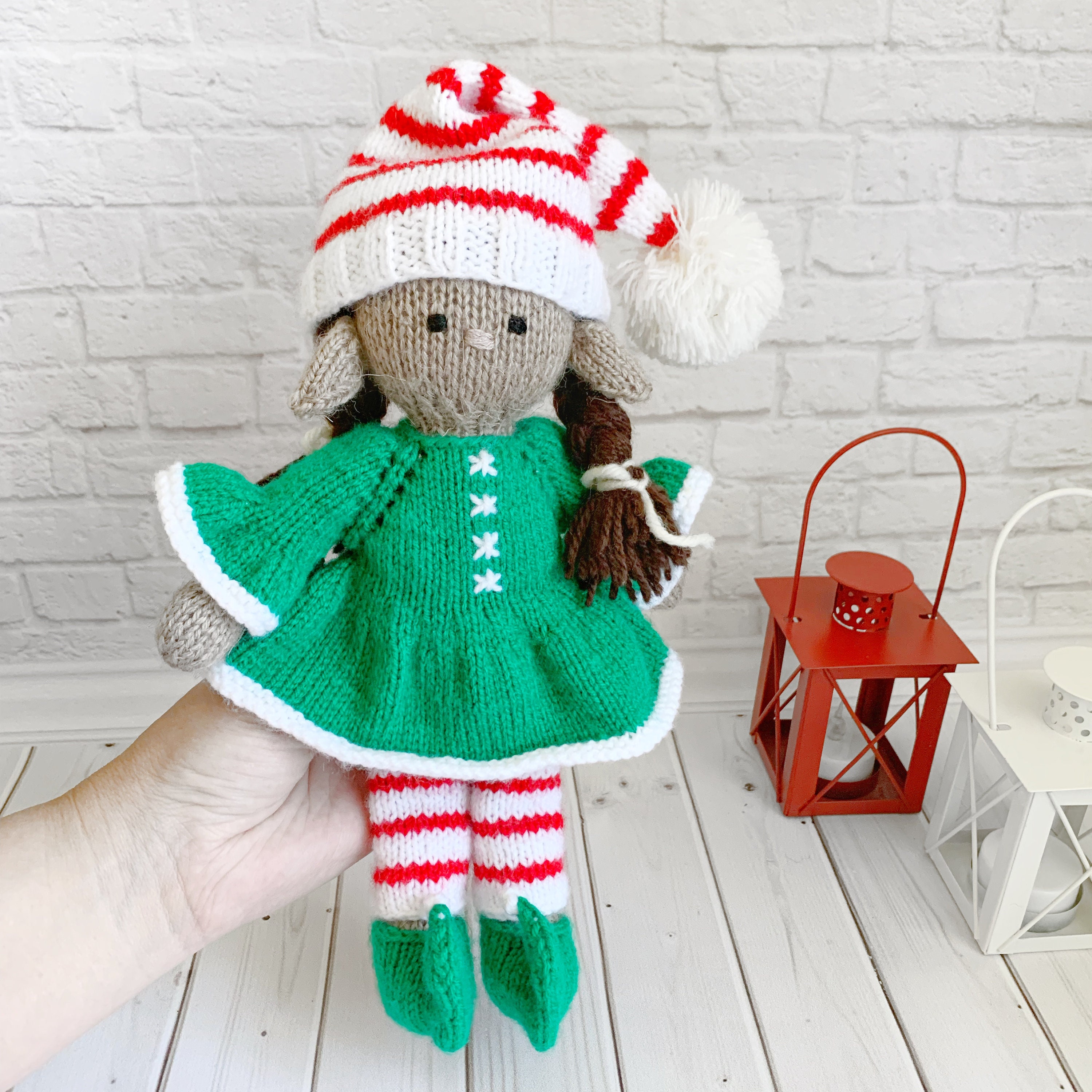 Christmas Elf Doll Knitting Pattern Santas Helpers DIY Soft - Etsy