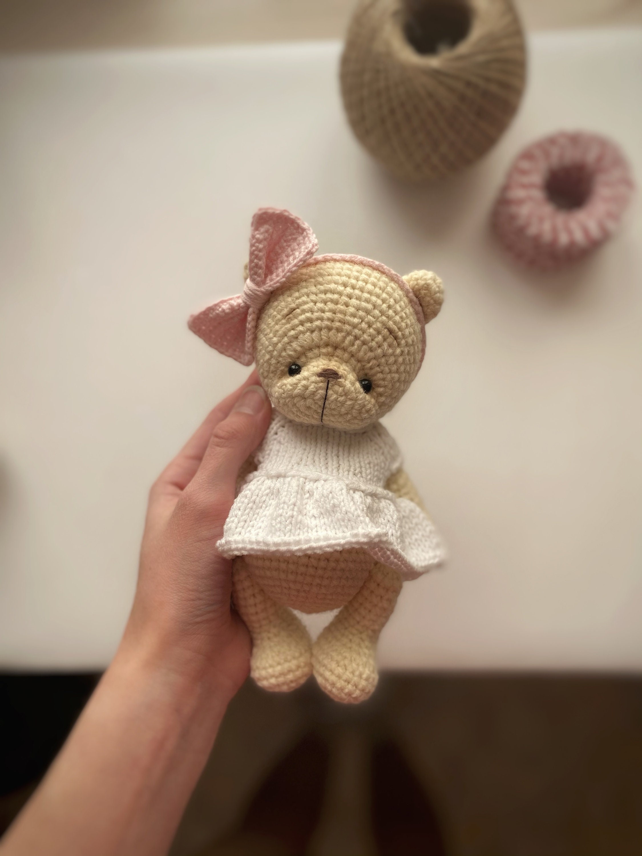 Set of 5 Crochet PATTERN Clothes for Bear Knitted Jumpsuit - Etsy