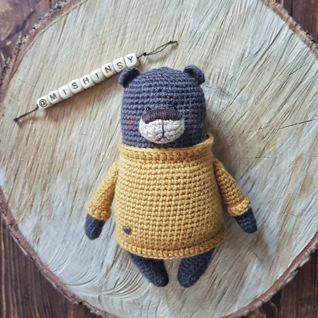 PDF English Crochet Bear Pattern digital PDF Crochet Pattern | Etsy