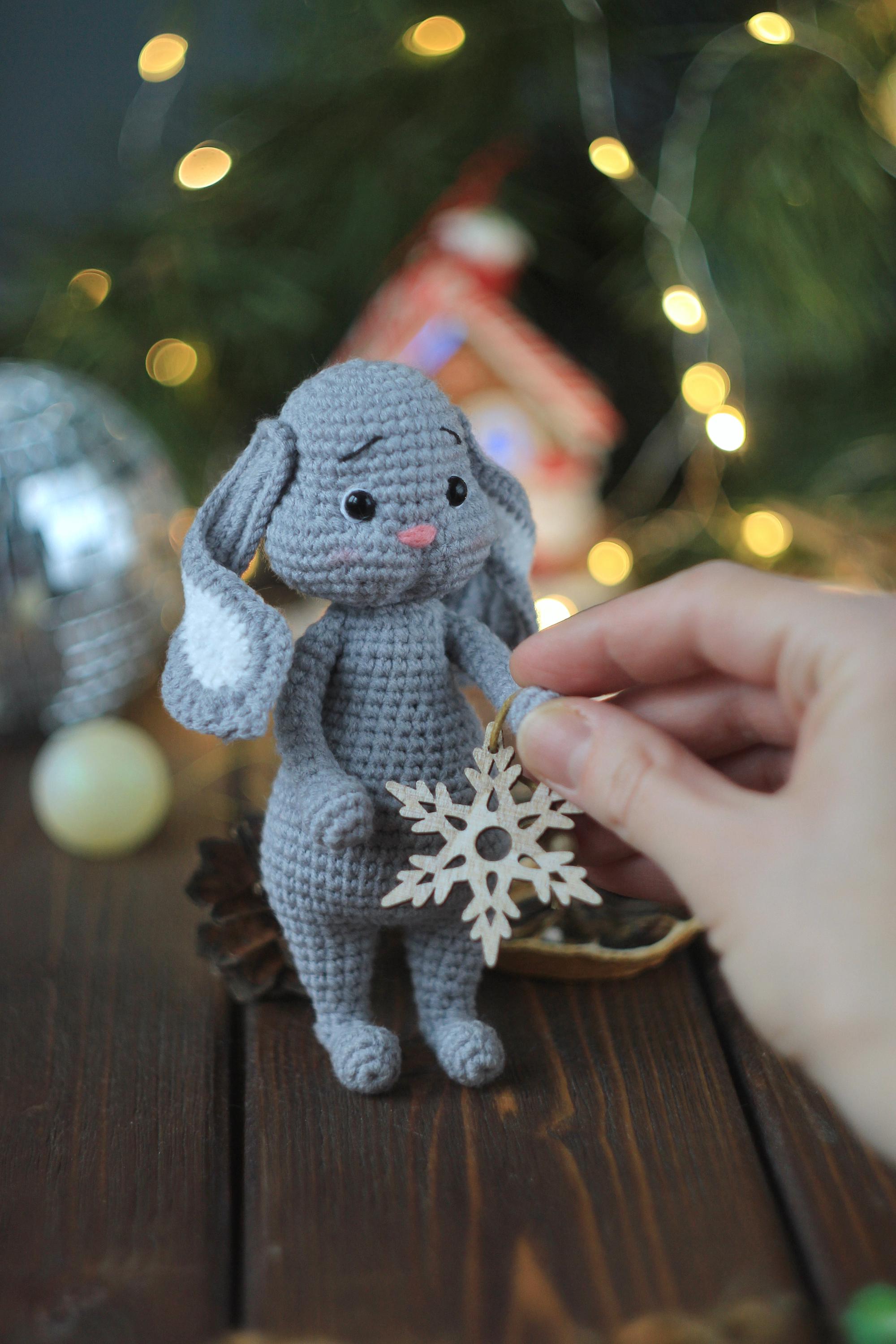 Crochet Pattern Bunny in Clothes in a Hot Air Balloon PDF in ENG ...