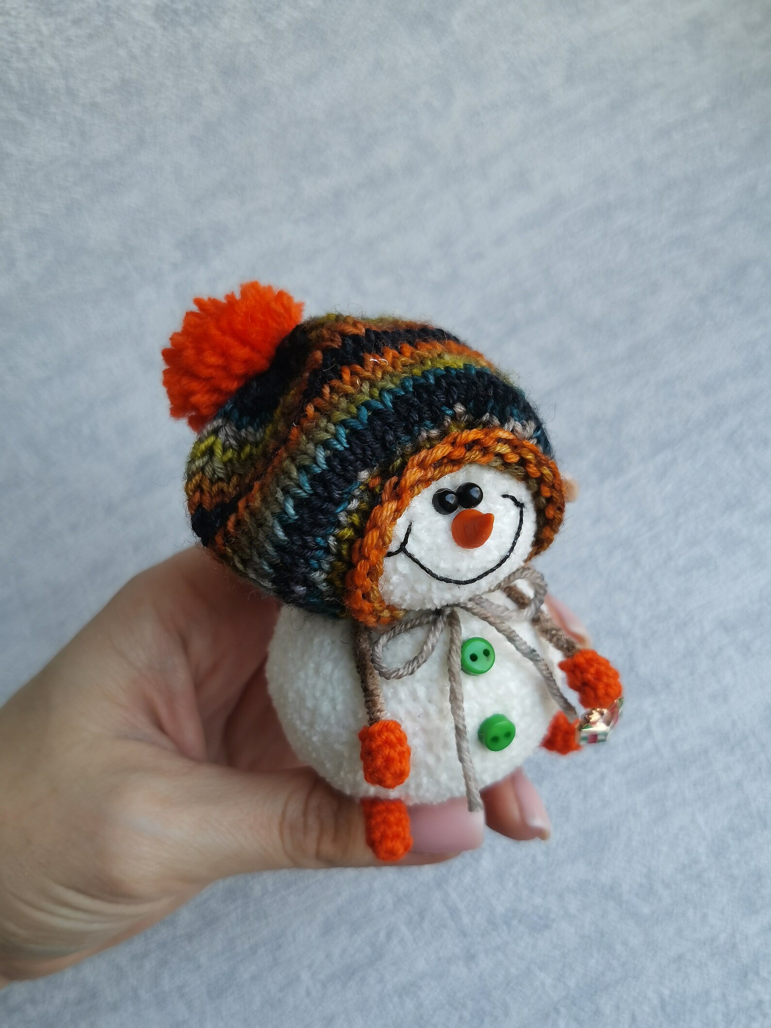 CROCHET Snowman PATTERN, Amigurumi PDF Tutorial - Etsy