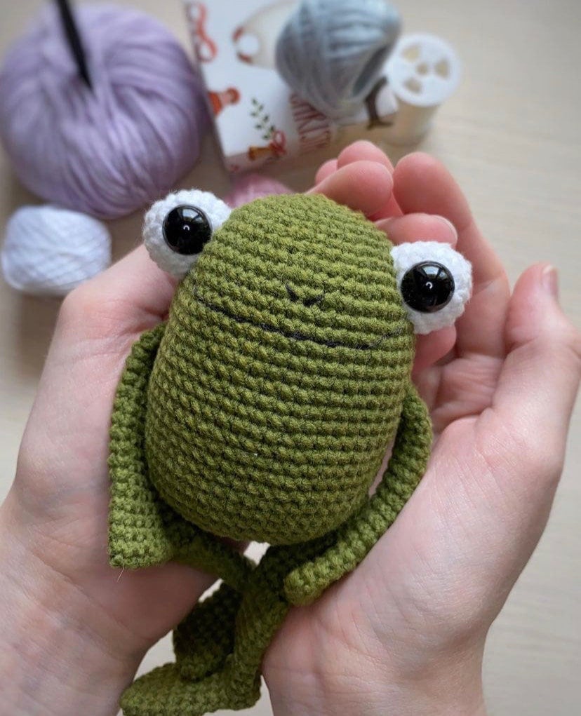 Frog Crochet PATTERN Beginners Crochet in English Diy Crochet - Etsy