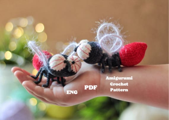 Amigurmi Crochet Pattern mosquito | Etsy