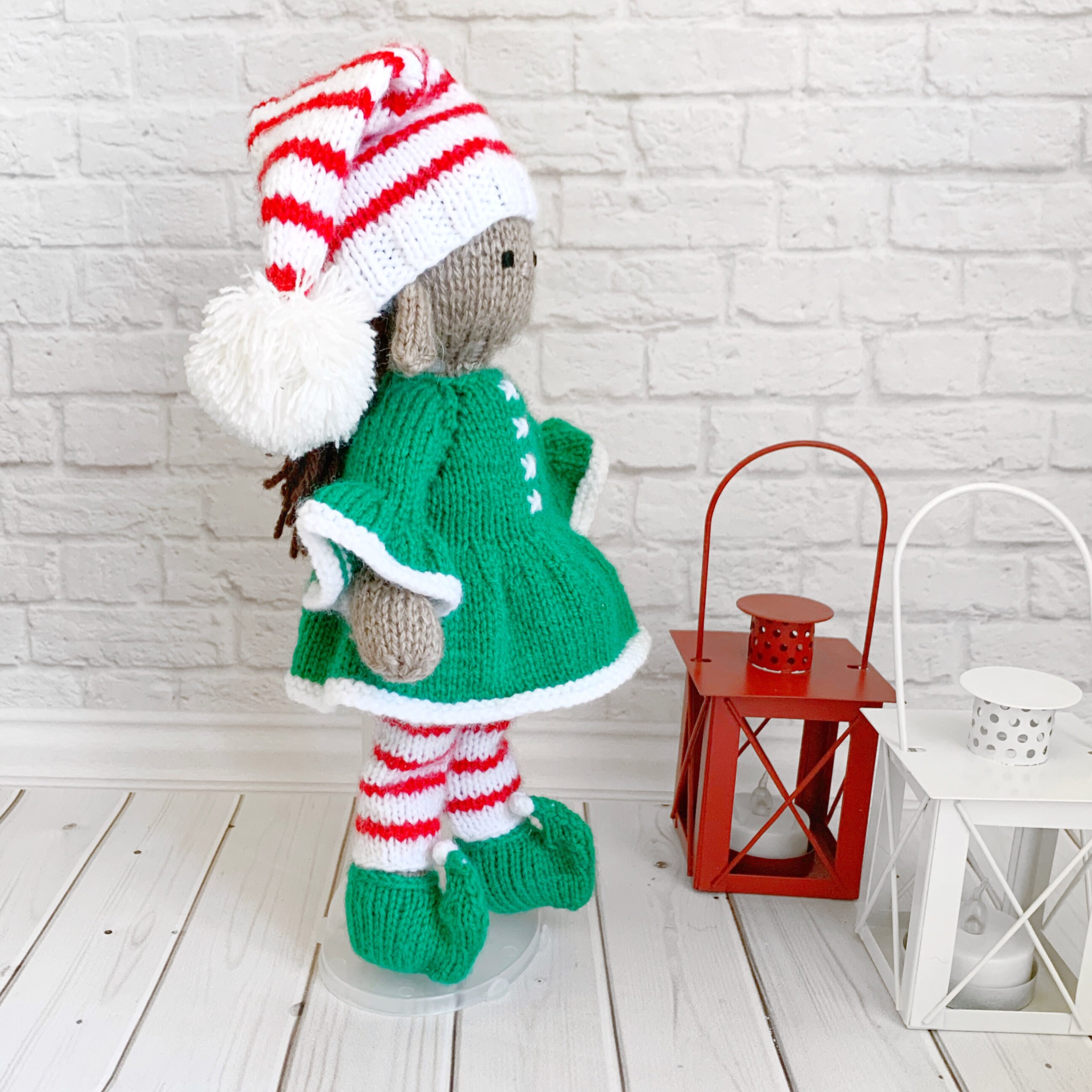 Christmas Elf Doll Knitting Pattern Santas Helpers DIY Soft - Etsy