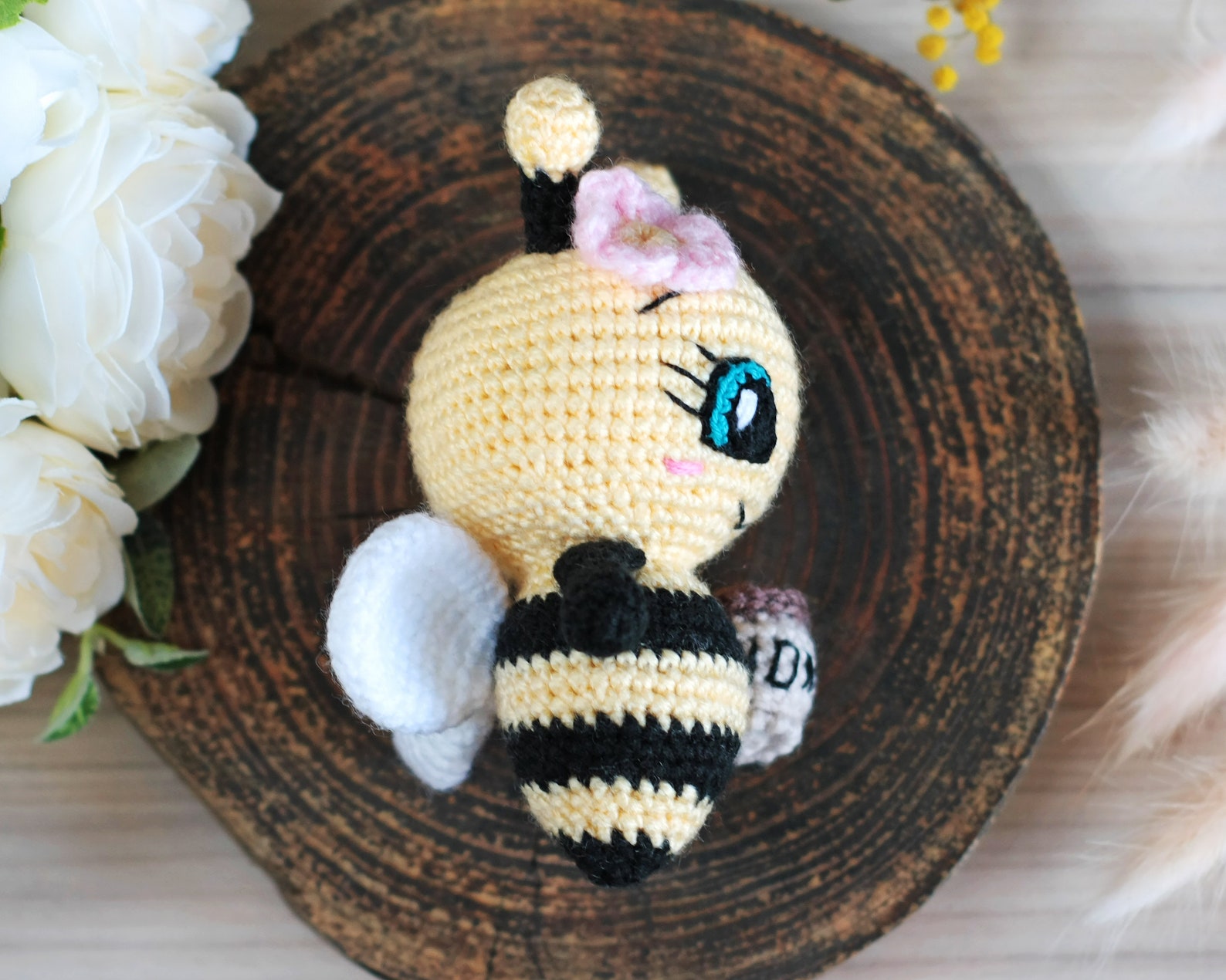 Mini Crochet Bee Pattern Cute Amigurumi Bee Small Amigurumi Crochet ...