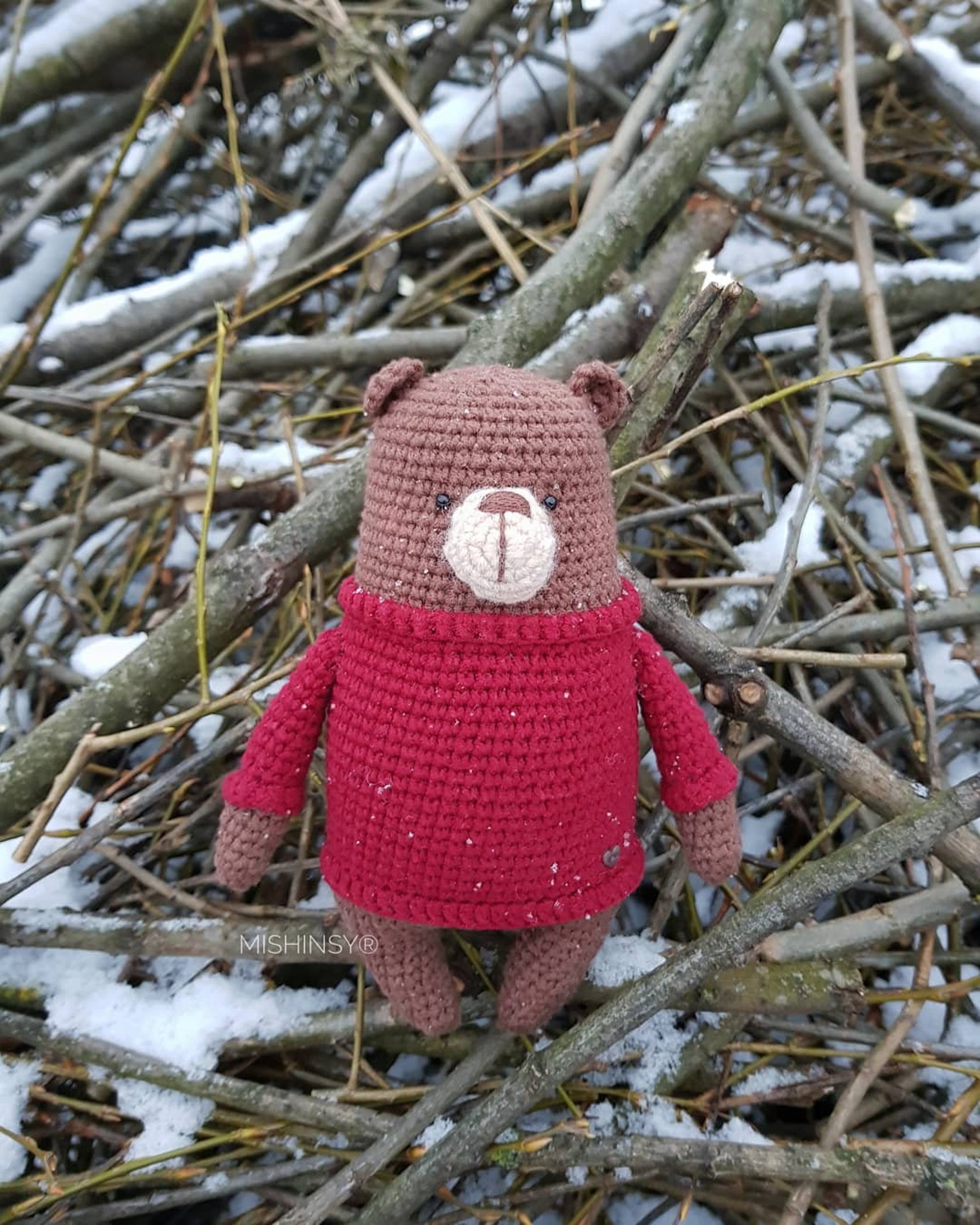 PDF English Crochet Bear Pattern digital PDF Crochet Pattern | Etsy