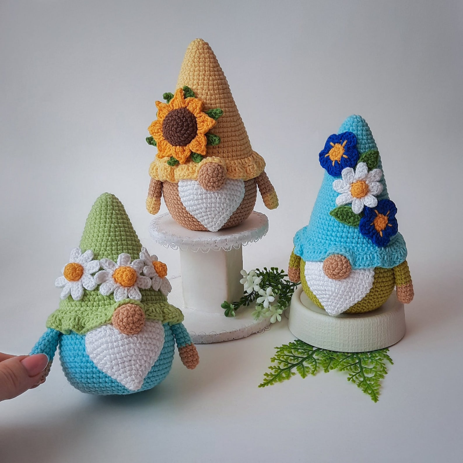Flower Gnomes Crochet Patternmother's Day Gift Gnomes - Etsy