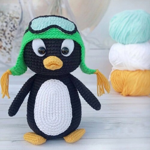 Penguin Crochet Pattern PDF Easy Crochet Penguin Amigurumi - Etsy