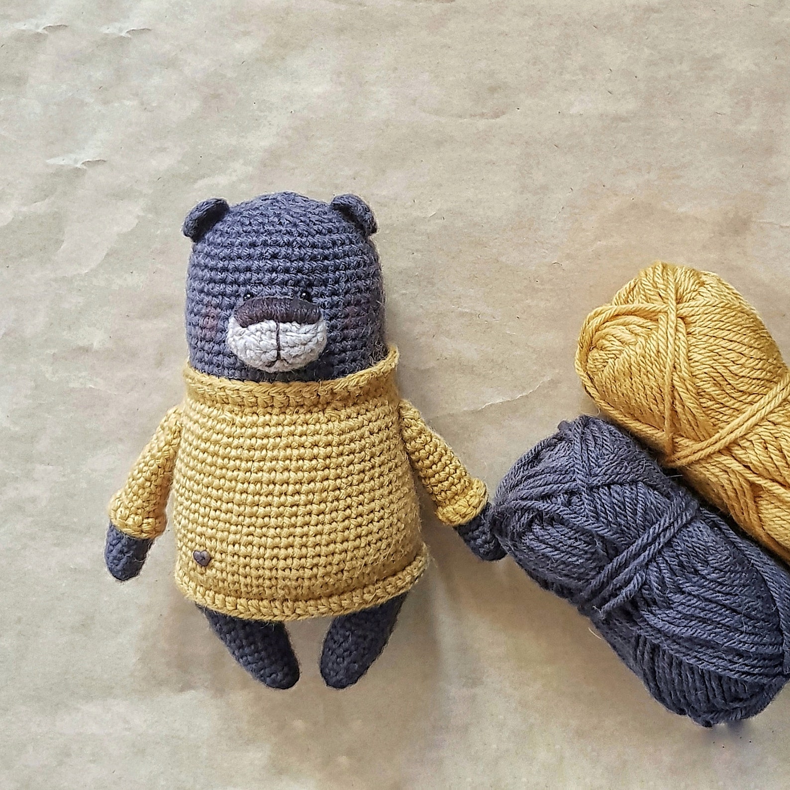 PDF English Crochet Bear Pattern digital PDF Crochet Pattern - Etsy