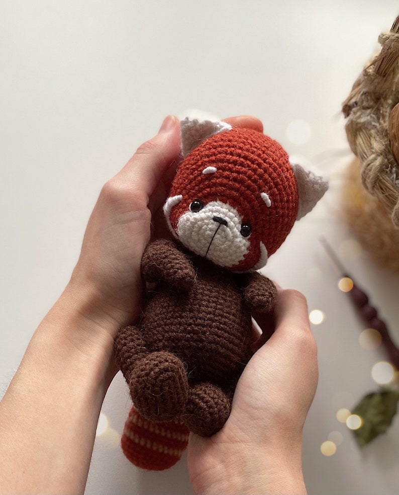 Crochet Red Panda PATTERN Amigurumi DIY Red Panda Tutorial in - Etsy