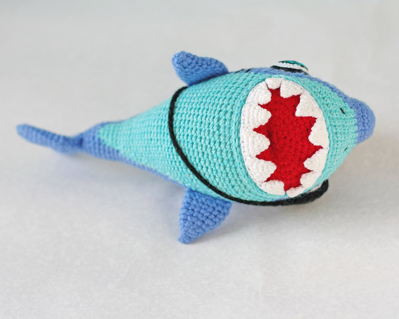 Сrochet Shark Pattern - Shark Amigurumi - Easy Crochet Toys for ...