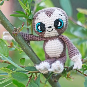 Sloth Crochet Pattern - Mini Crochet Animals for Beginners - Step by ...
