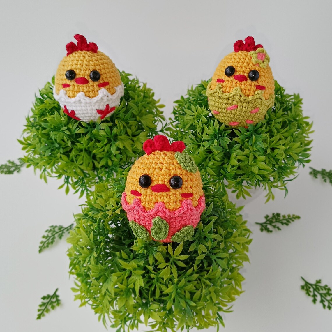 Crochet Pattern Easter Chicken, Crochet Easter Eggs, Easter Crochet ...
