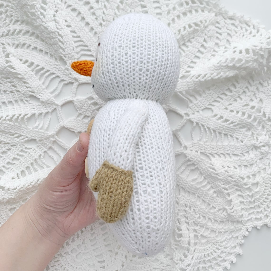 Snowman Knitting Pattern DIY Snowman Toy Christmas Decor - Etsy