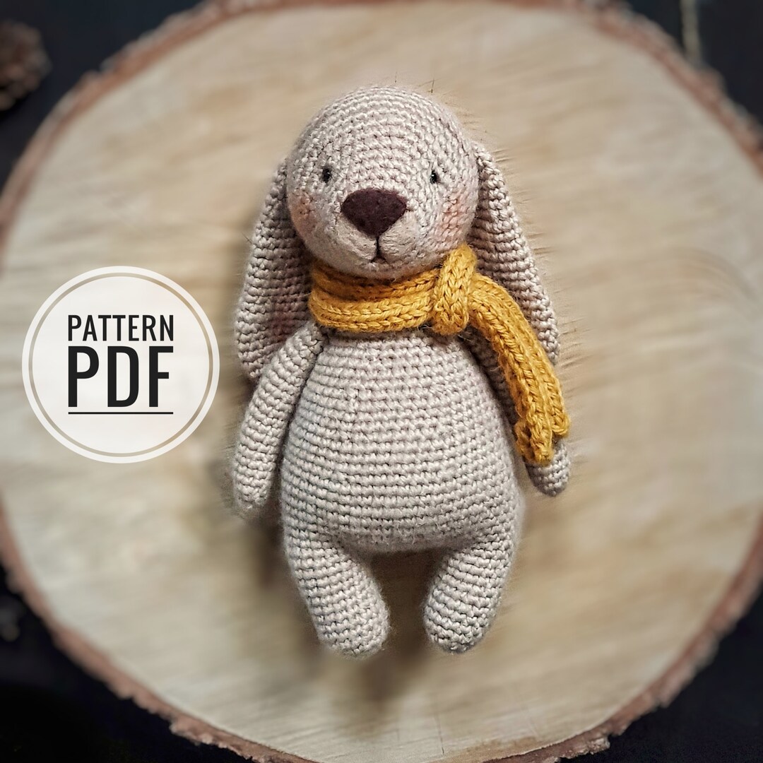 PDF RABBIT Crochet Pattern, Amigurumi Rabbit Pattern, Crochet Rabbit ...