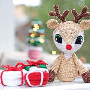 Deer Crochet Pattern - Christmas Amigurumi - Crochet Christmas ...