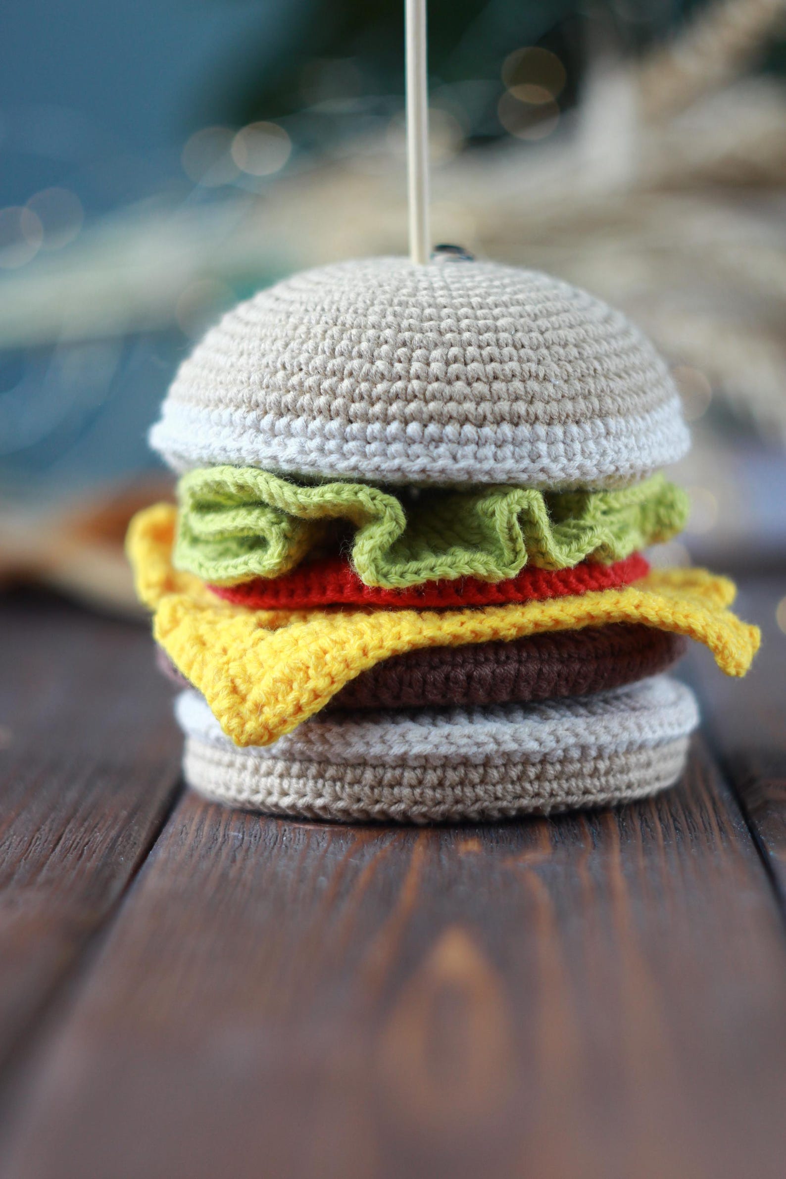 Crochet Pattern Burger PDF in ENG Crochet Tutorial Play Food Amigurumi ...